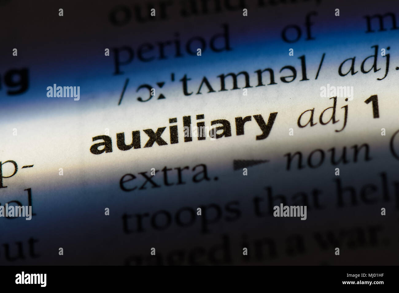 Auxiliary definition hi-res stock photography and images - Alamy