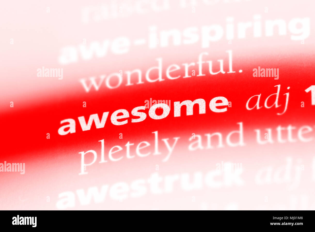 Awesome and word hi-res stock photography and images - Alamy