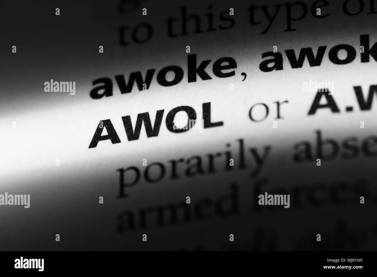 Awol hi-res stock photography and images - Alamy