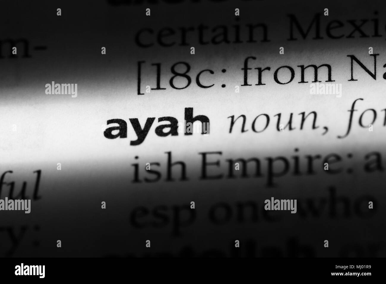 Ayah Stock Photos & Ayah Stock Images - Alamy