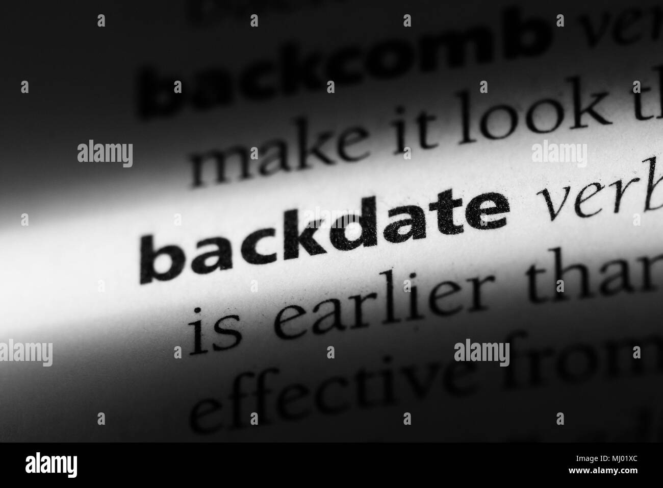 Backdate hi-res stock photography and images - Alamy