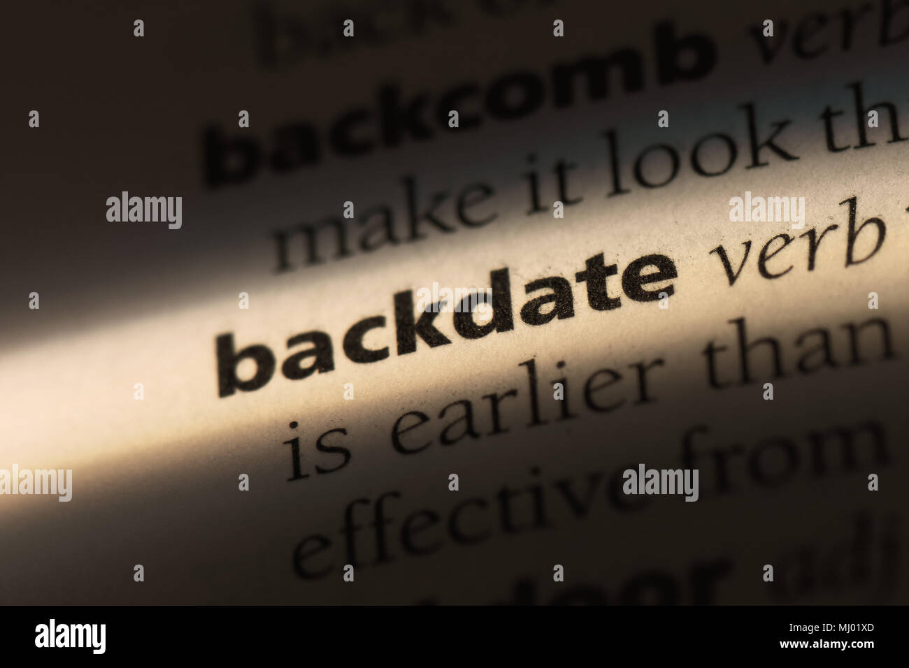 Backdate hi-res stock photography and images - Alamy