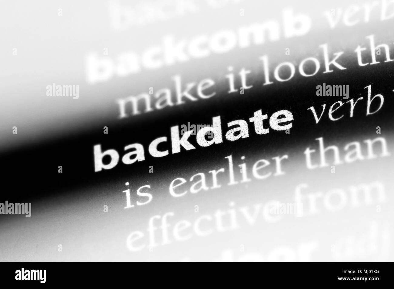 Backdate hi-res stock photography and images - Alamy
