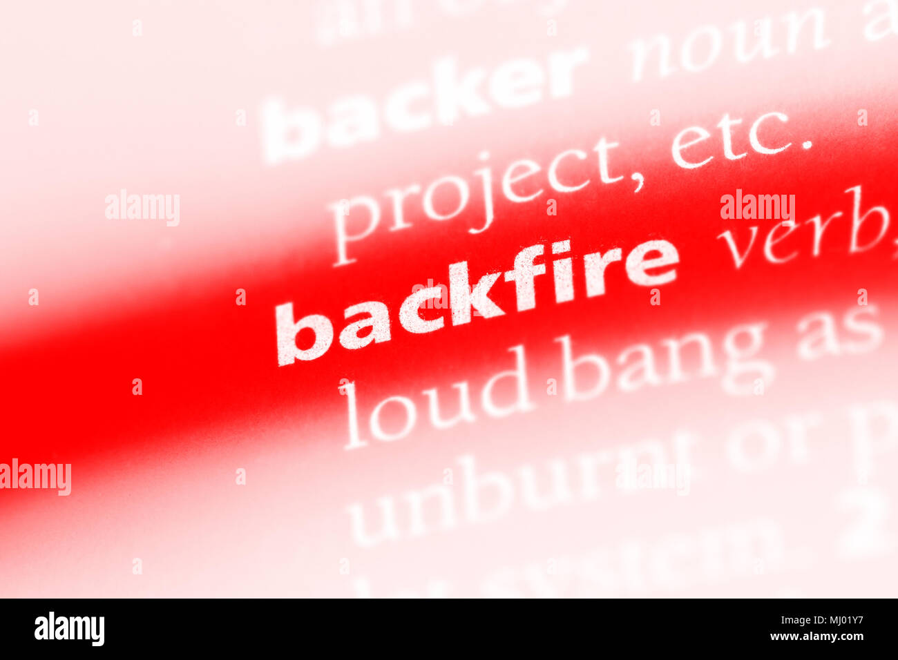 Backfire hi-res stock photography and images - Alamy
