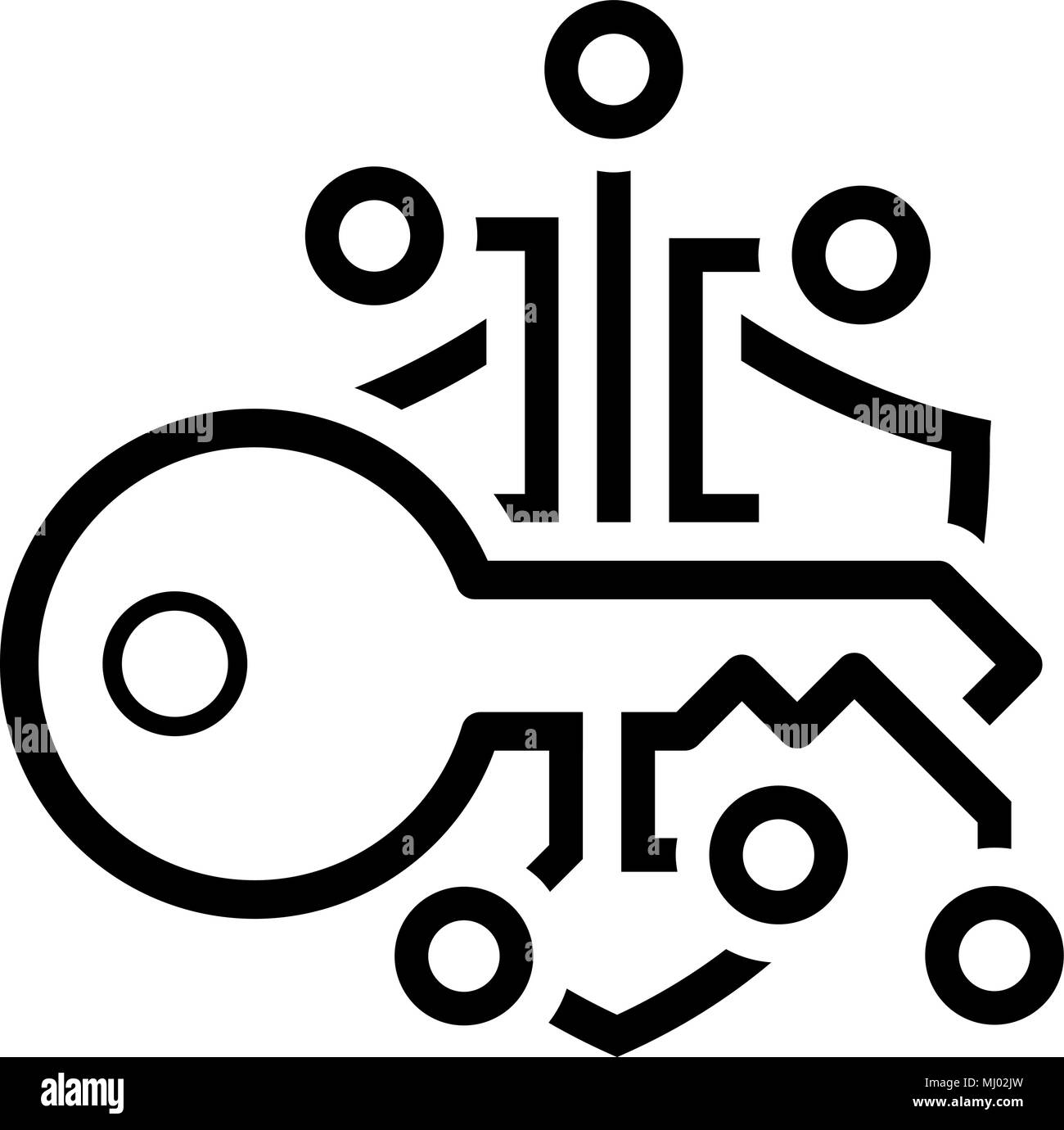 Crypto Key Management Icon Stock Vector Image & Art - Alamy