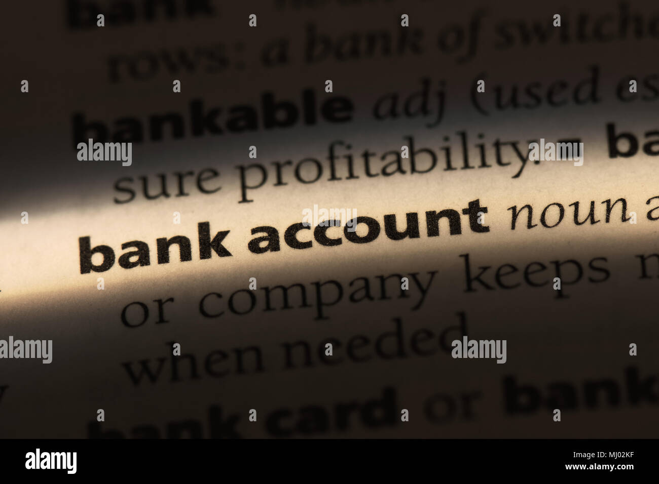 Account isolated word in hi-res stock photography and images - Alamy