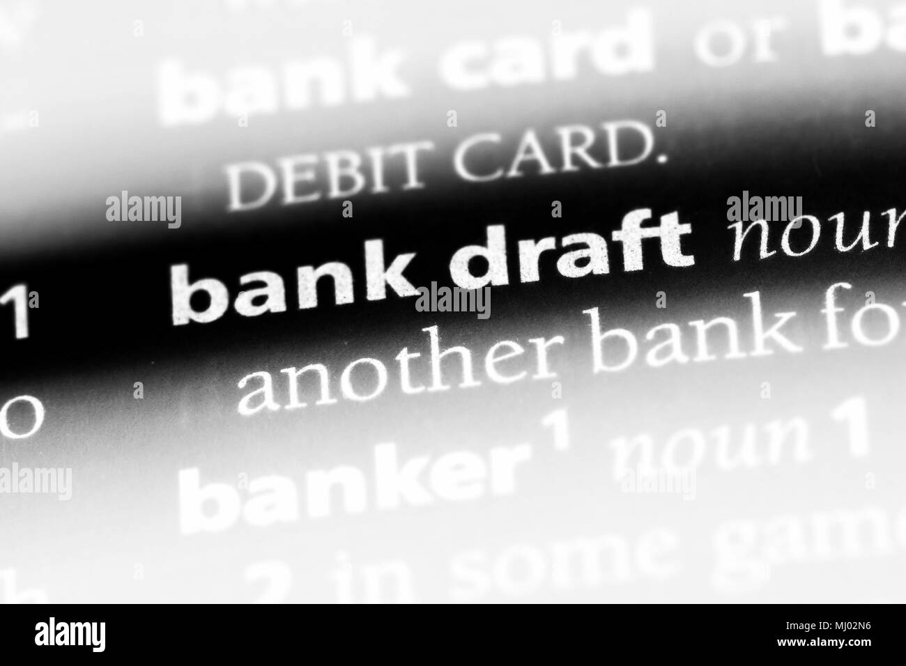 Bank draft hi-res stock photography and images - Alamy