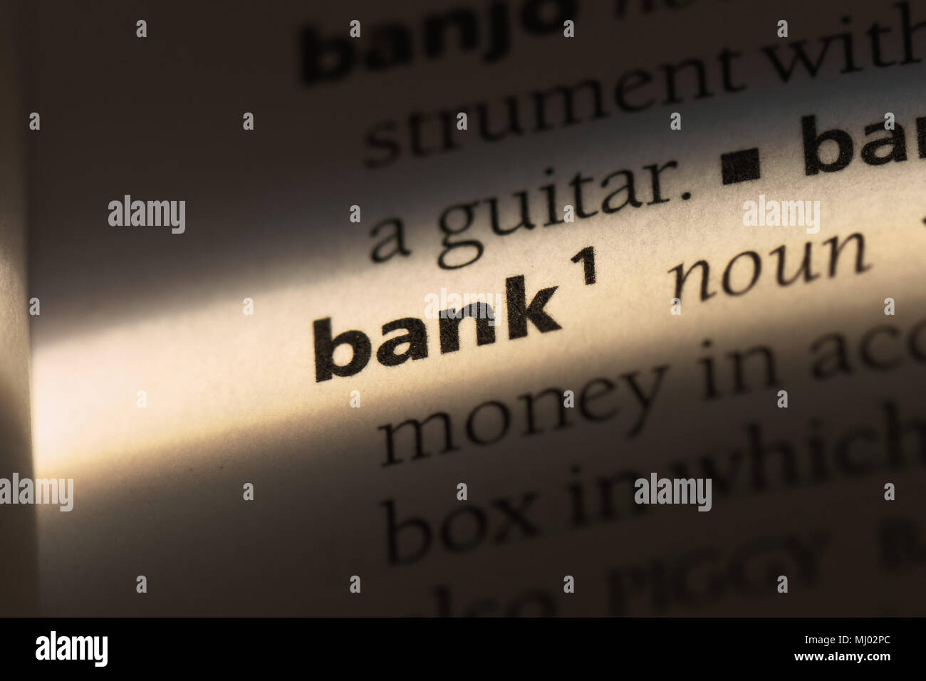 Bank word hi-res stock photography and images - Alamy