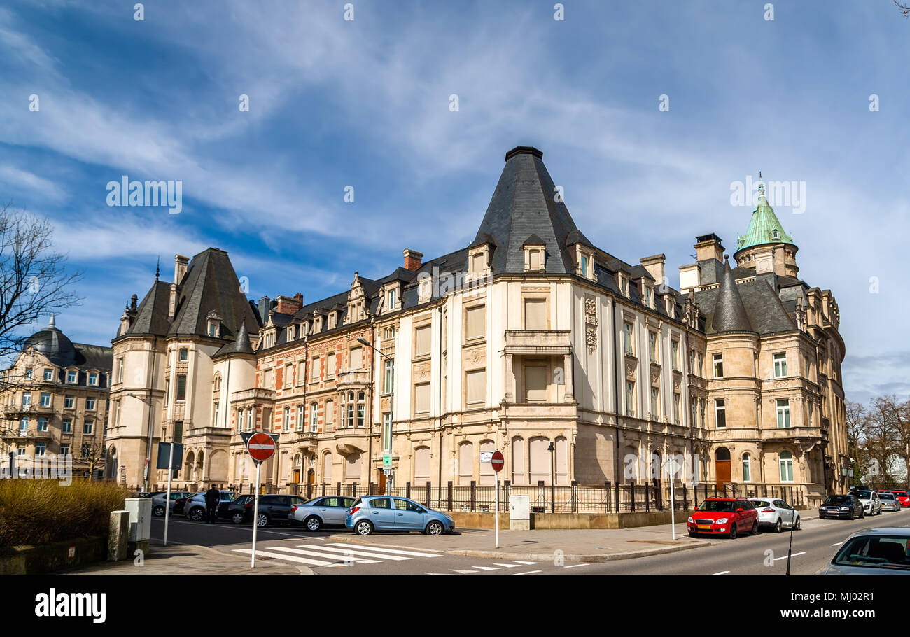 A historic building in Luxembourg city Stock Photo - Alamy