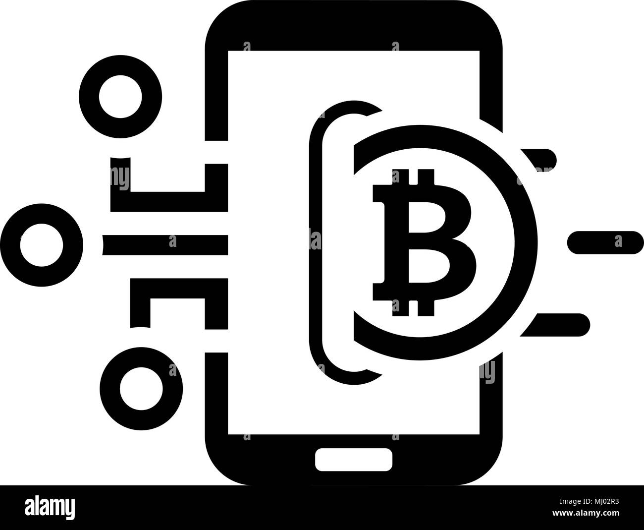 Bitcoin Wallet Icon Stock Vector Image & Art - Alamy
