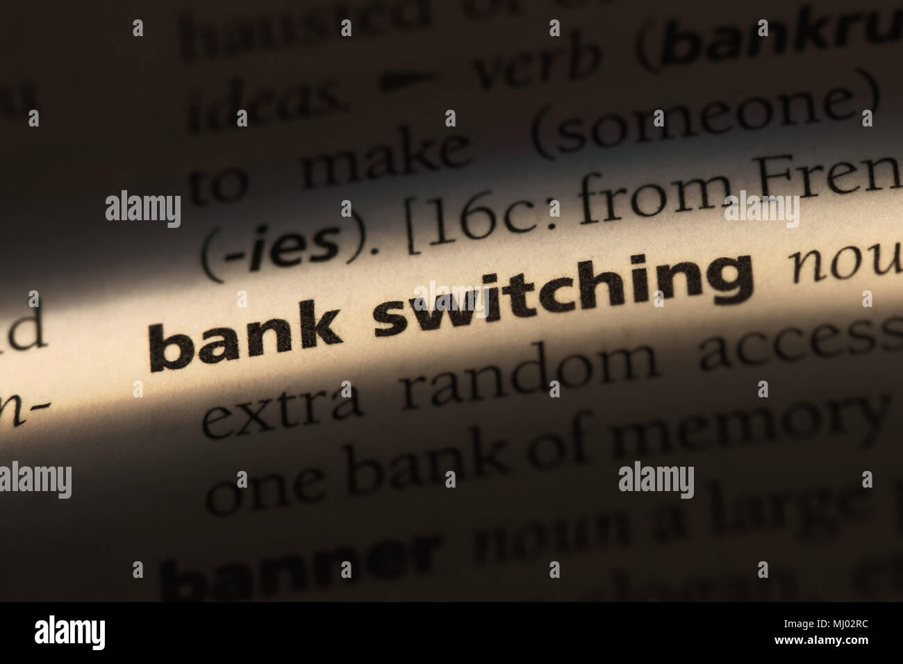 Bank switching hi-res stock photography and images - Alamy