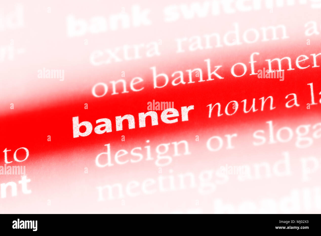 Word banner hi-res stock photography and images - Alamy