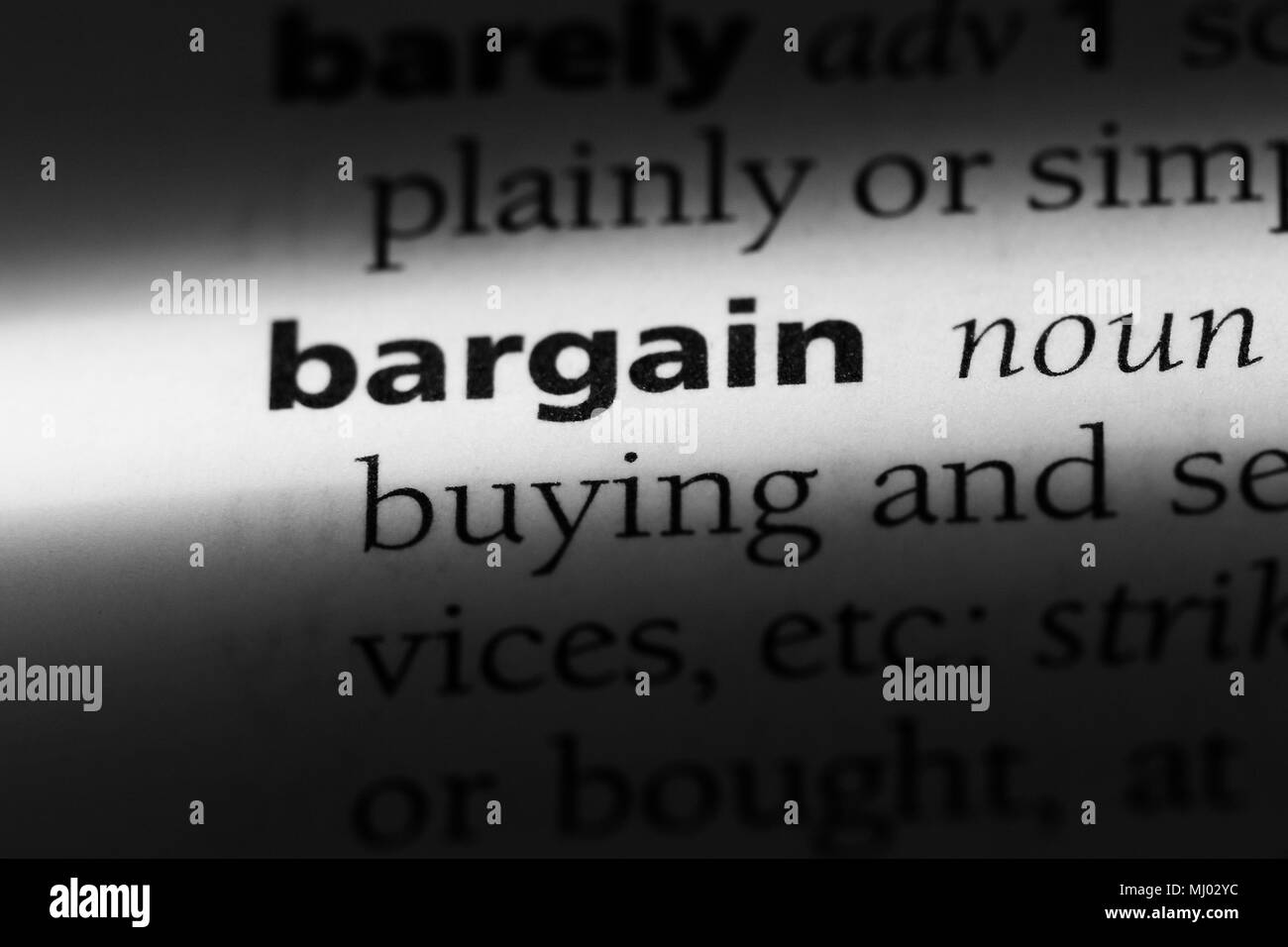 Bargain Black and White Stock Photos & Images - Alamy