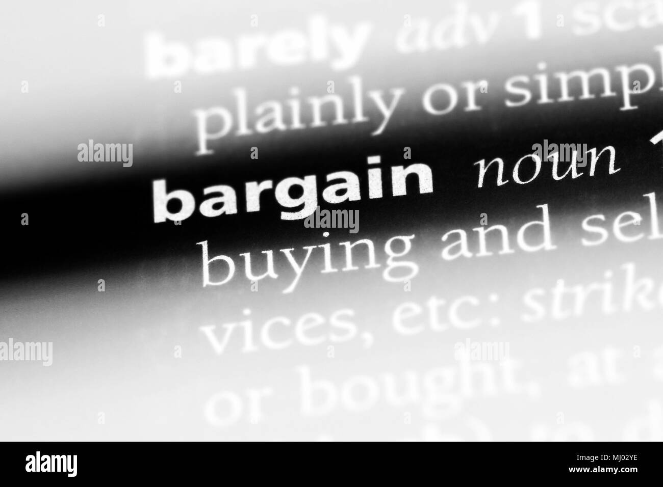Bargain Black and White Stock Photos & Images - Alamy