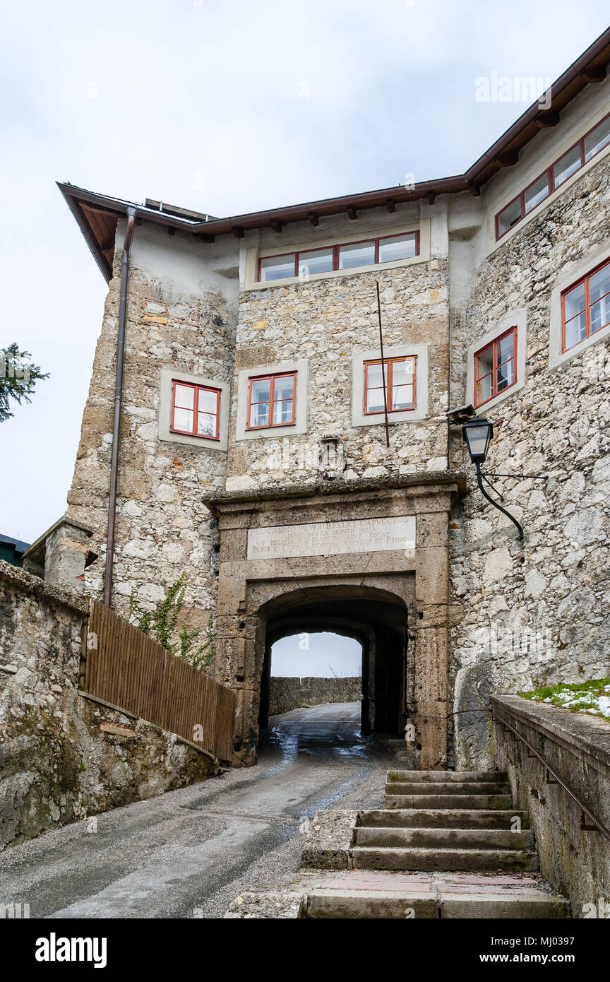 Entrance to Capuchin Monastery of Salzburg - Austria Stock Photo - Alamy