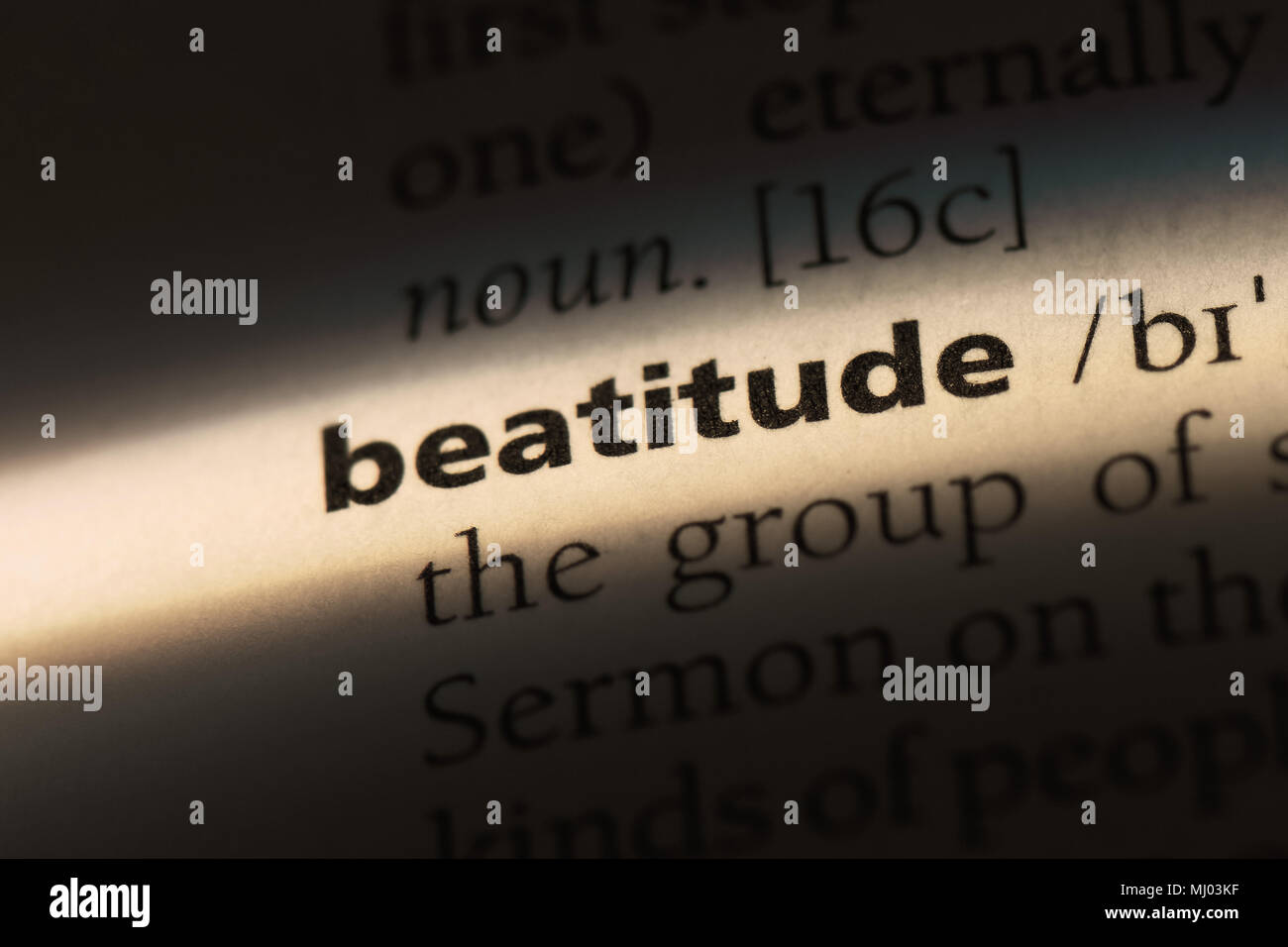 Beatitude hi-res stock photography and images - Alamy