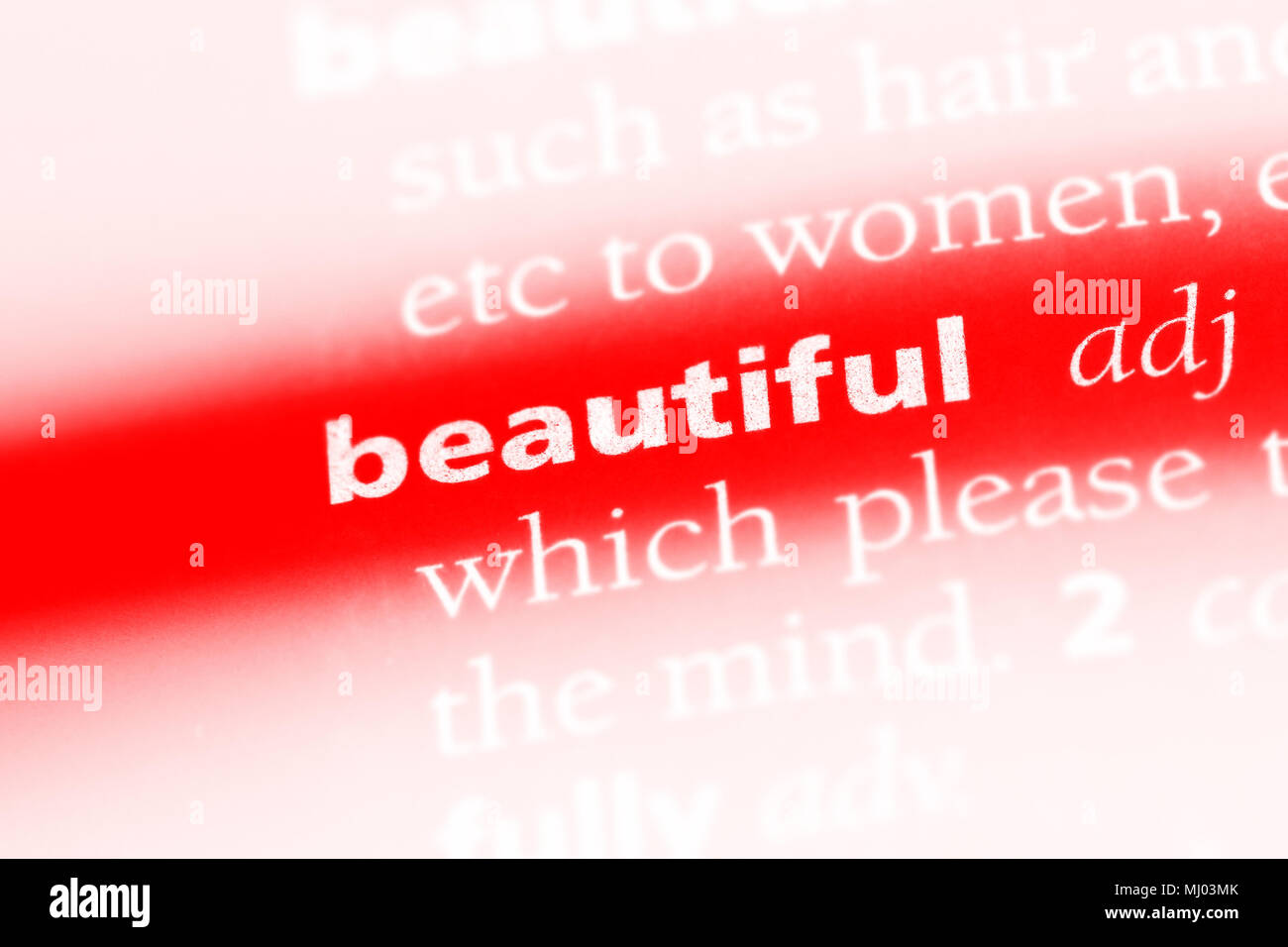 Beautiful word hi-res stock photography and images - Alamy