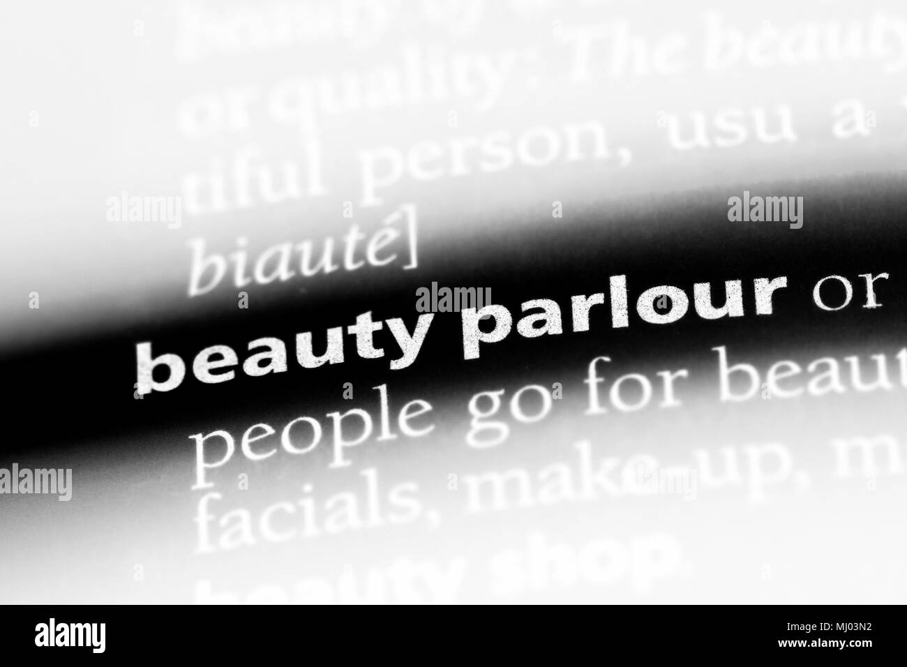 The word beauty Black and White Stock Photos & Images - Alamy