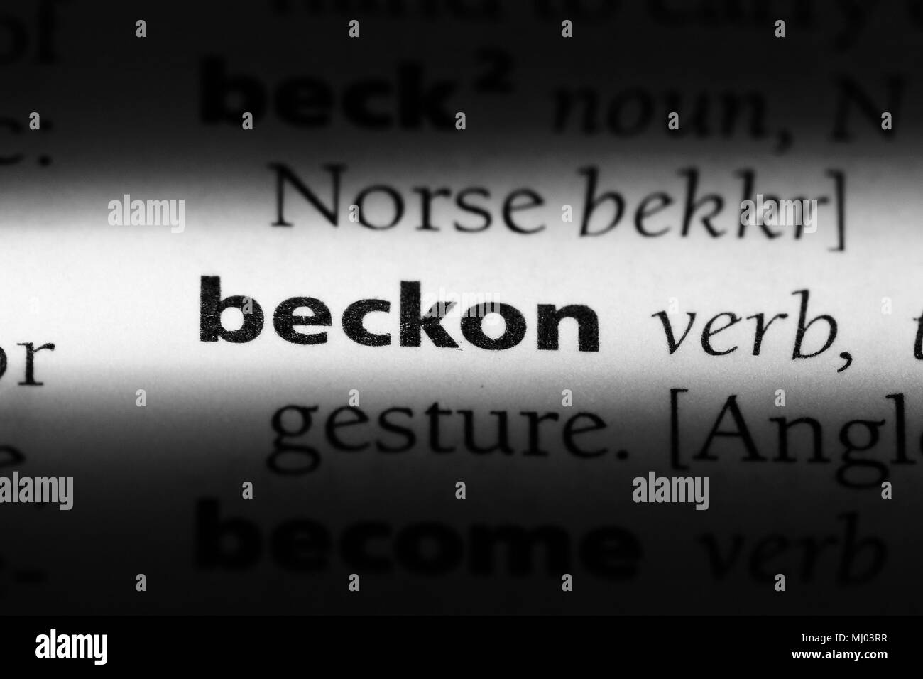 Beckon hi-res stock photography and images - Alamy