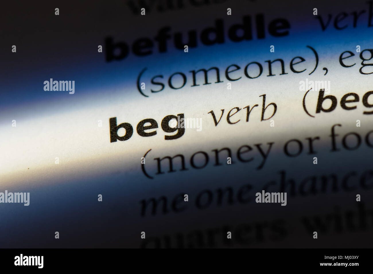 Beg text hi-res stock photography and images - Alamy