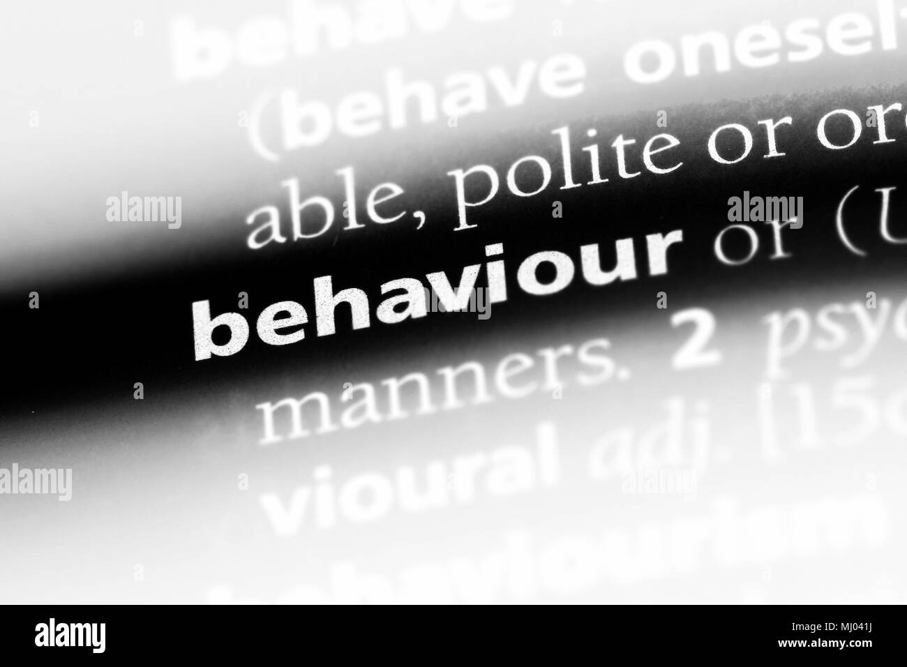 Behaviour Black and White Stock Photos & Images - Alamy