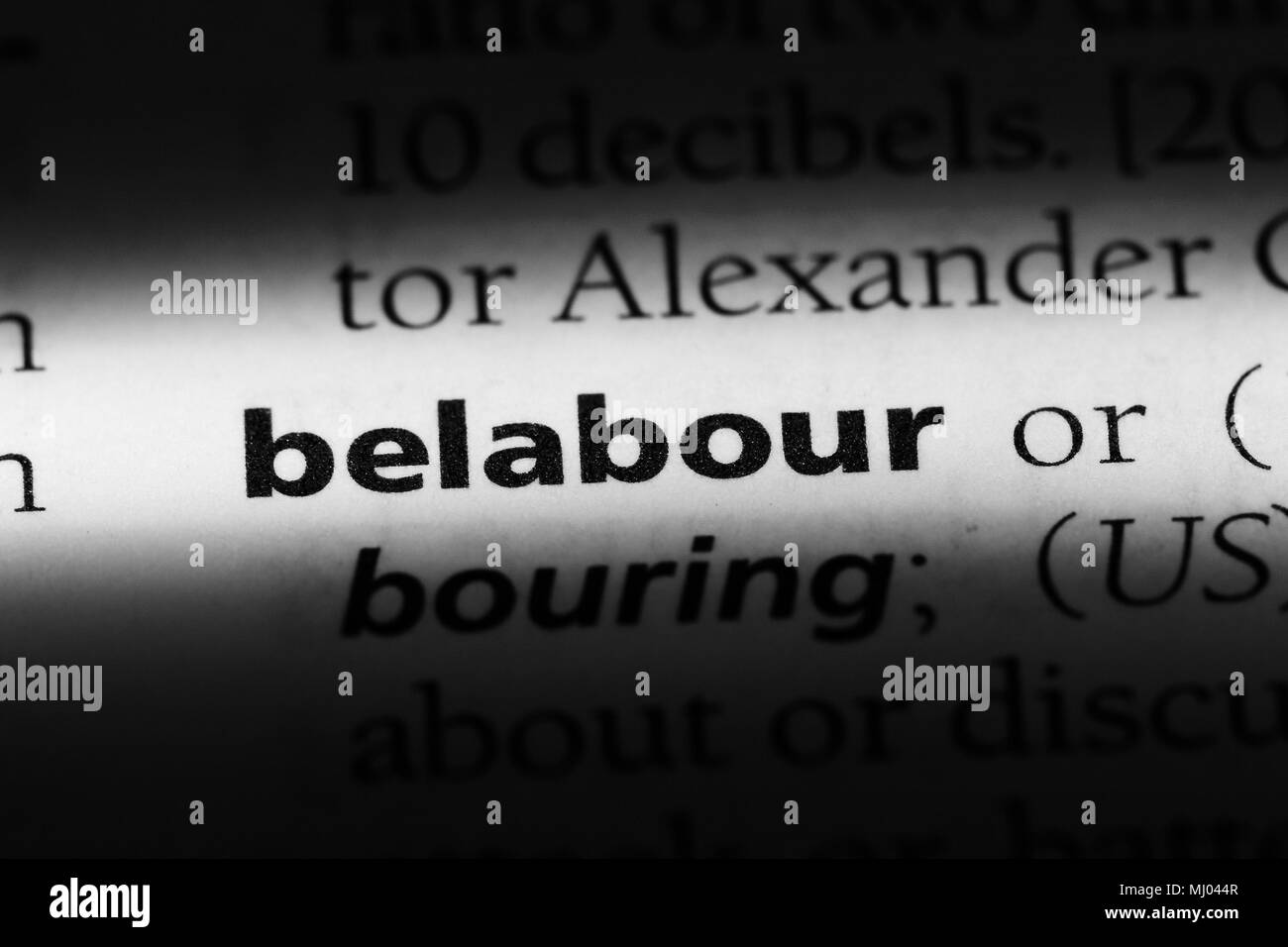 Belabour hi-res stock photography and images - Alamy