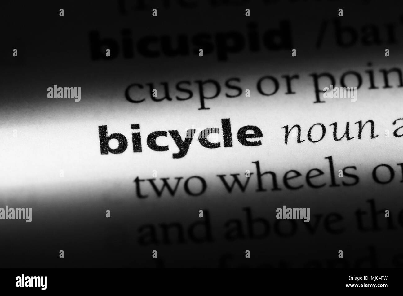 Bicycle word hi-res stock photography and images - Alamy
