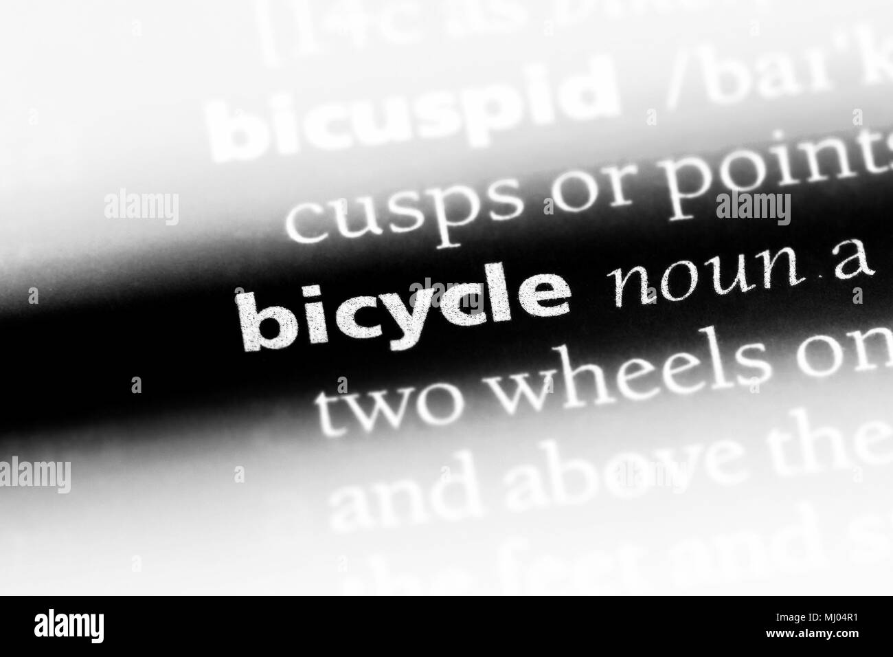 Bicycle word hi-res stock photography and images - Alamy