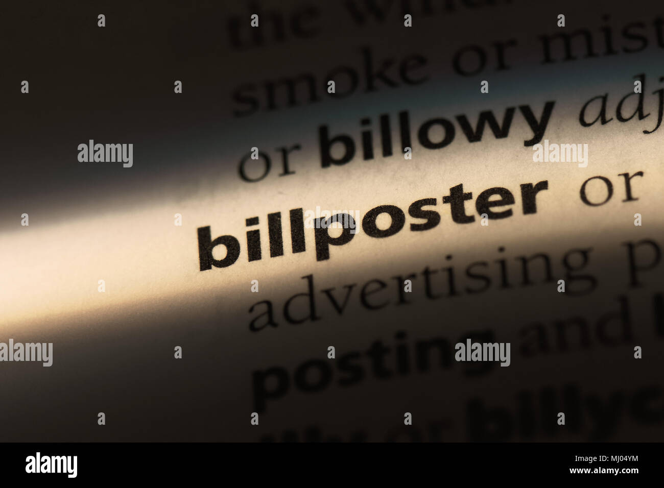 A Billposter High Resolution Stock Photography and Images - Alamy