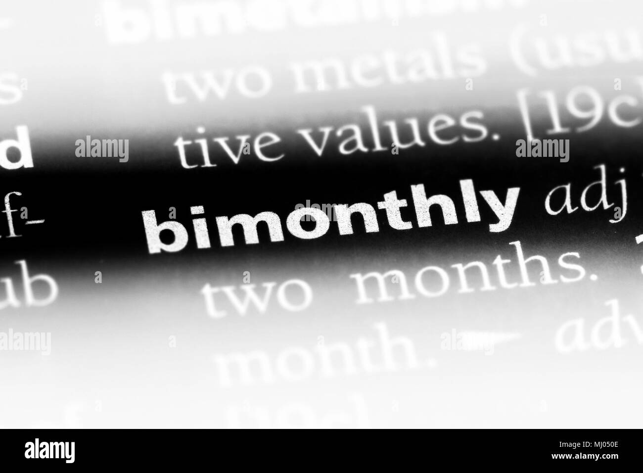 Bimonthly Black and White Stock Photos & Images - Alamy