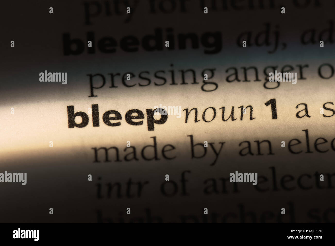 Bleep hi-res stock photography and images - Alamy