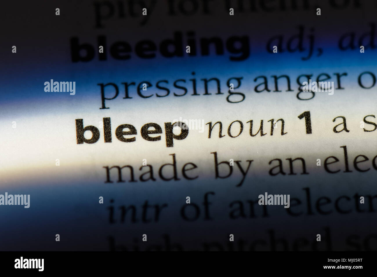 Bleep hi-res stock photography and images - Alamy