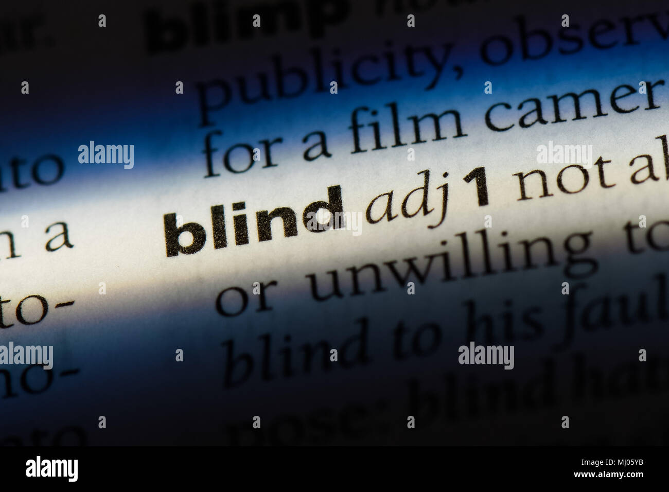 Blind concept hi-res stock photography and images - Alamy