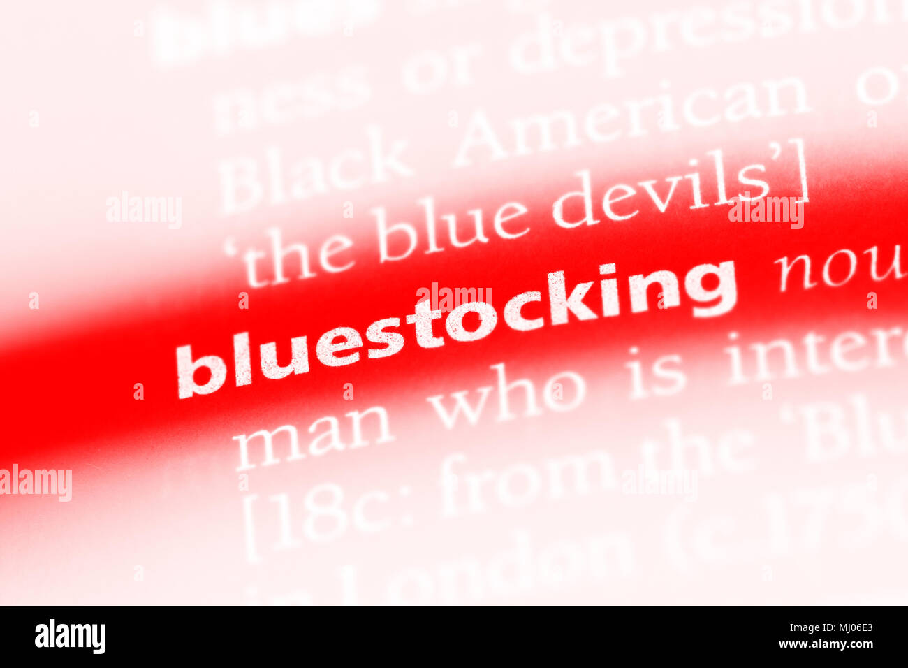 Bluestocking hi-res stock photography and images - Alamy