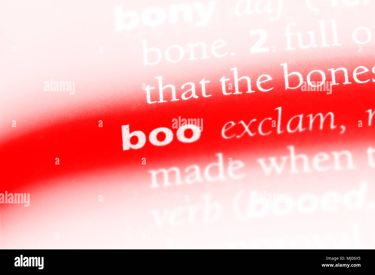 Boo word hi-res stock photography and images - Alamy