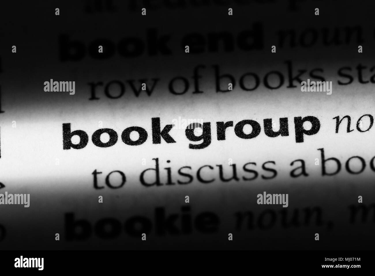 Book group Black and White Stock Photos & Images - Alamy
