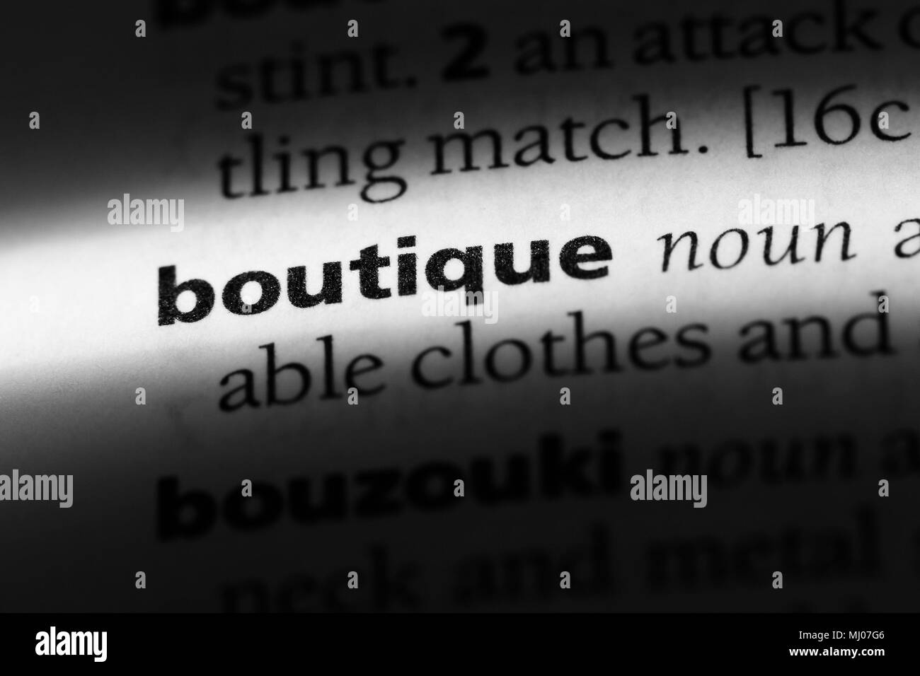 Boutique Black and White Stock Photos & Images - Alamy