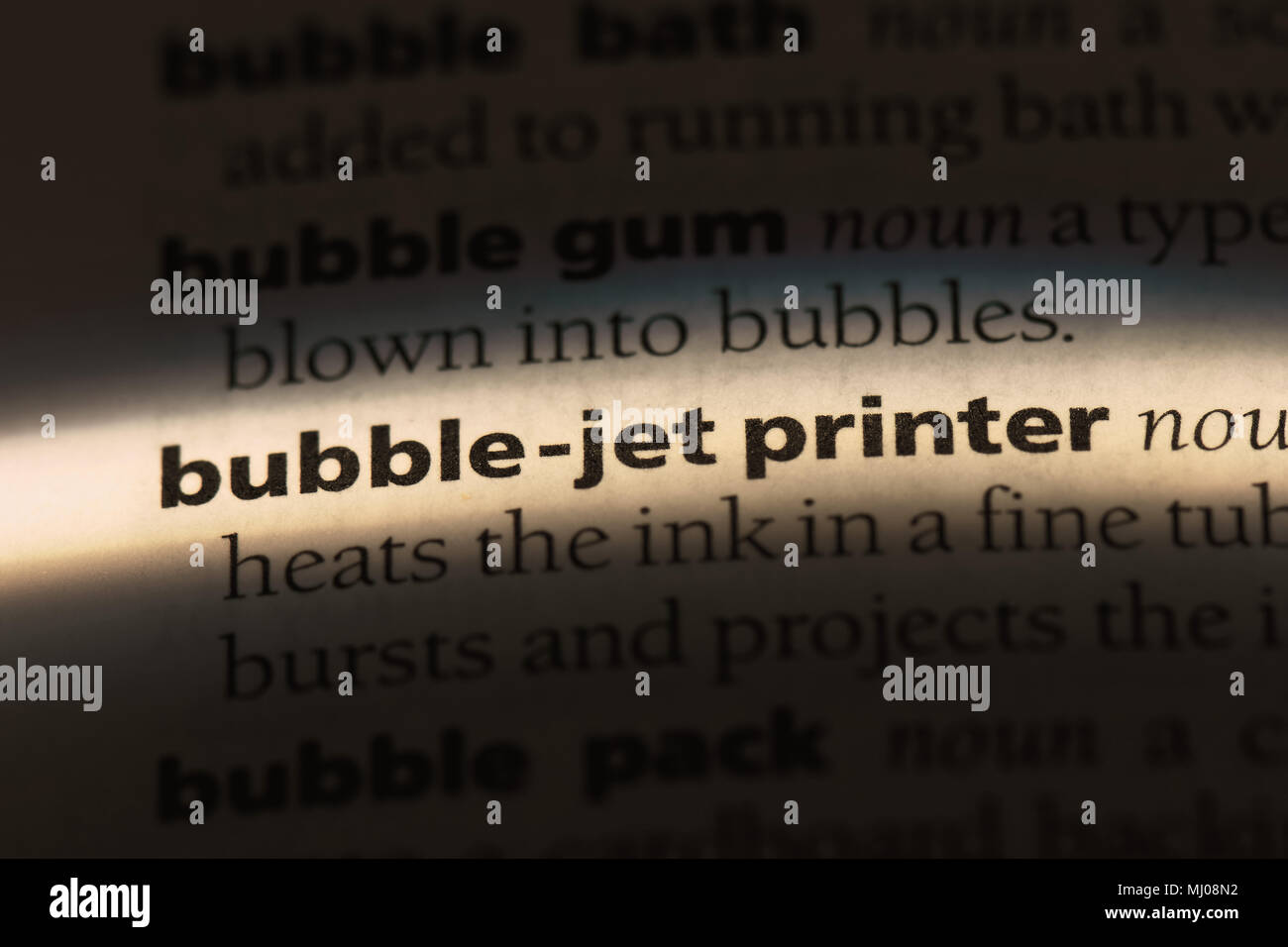Bubble jet hi-res stock photography and images - Alamy
