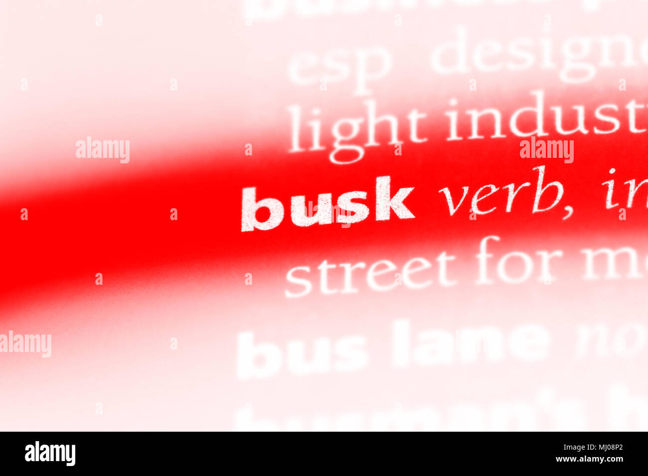 buck word in a dictionary. buck concept Stock Photo - Alamy