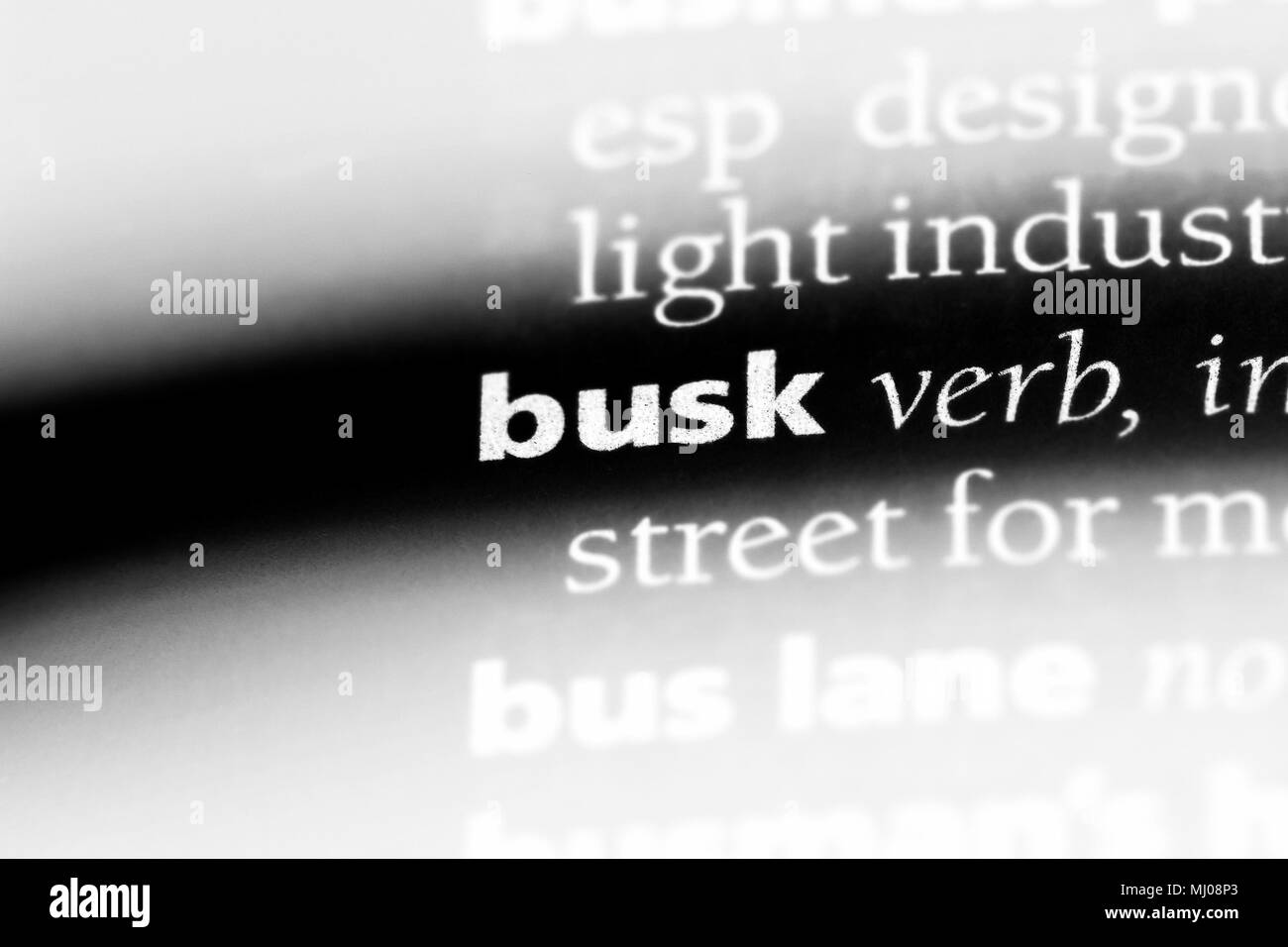 buck word in a dictionary. buck concept Stock Photo - Alamy