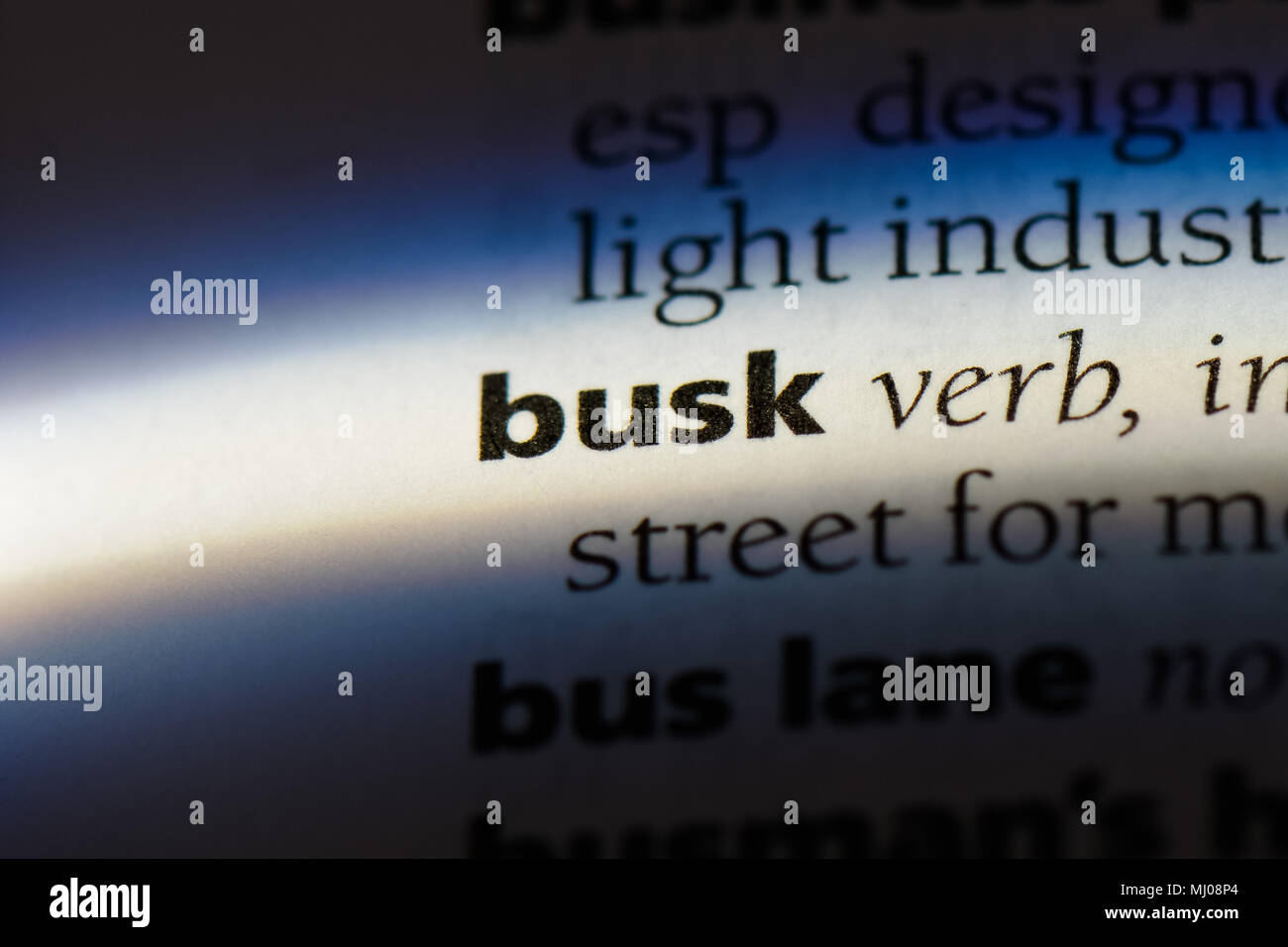 buck word in a dictionary. buck concept Stock Photo - Alamy
