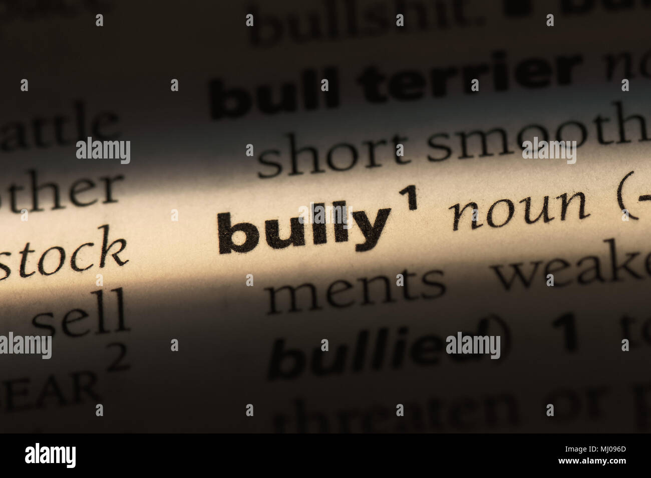 Book bully hi-res stock photography and images - Alamy