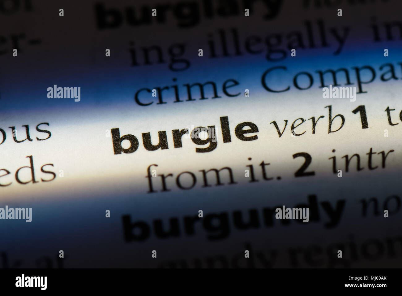 Burgle hi-res stock photography and images - Alamy
