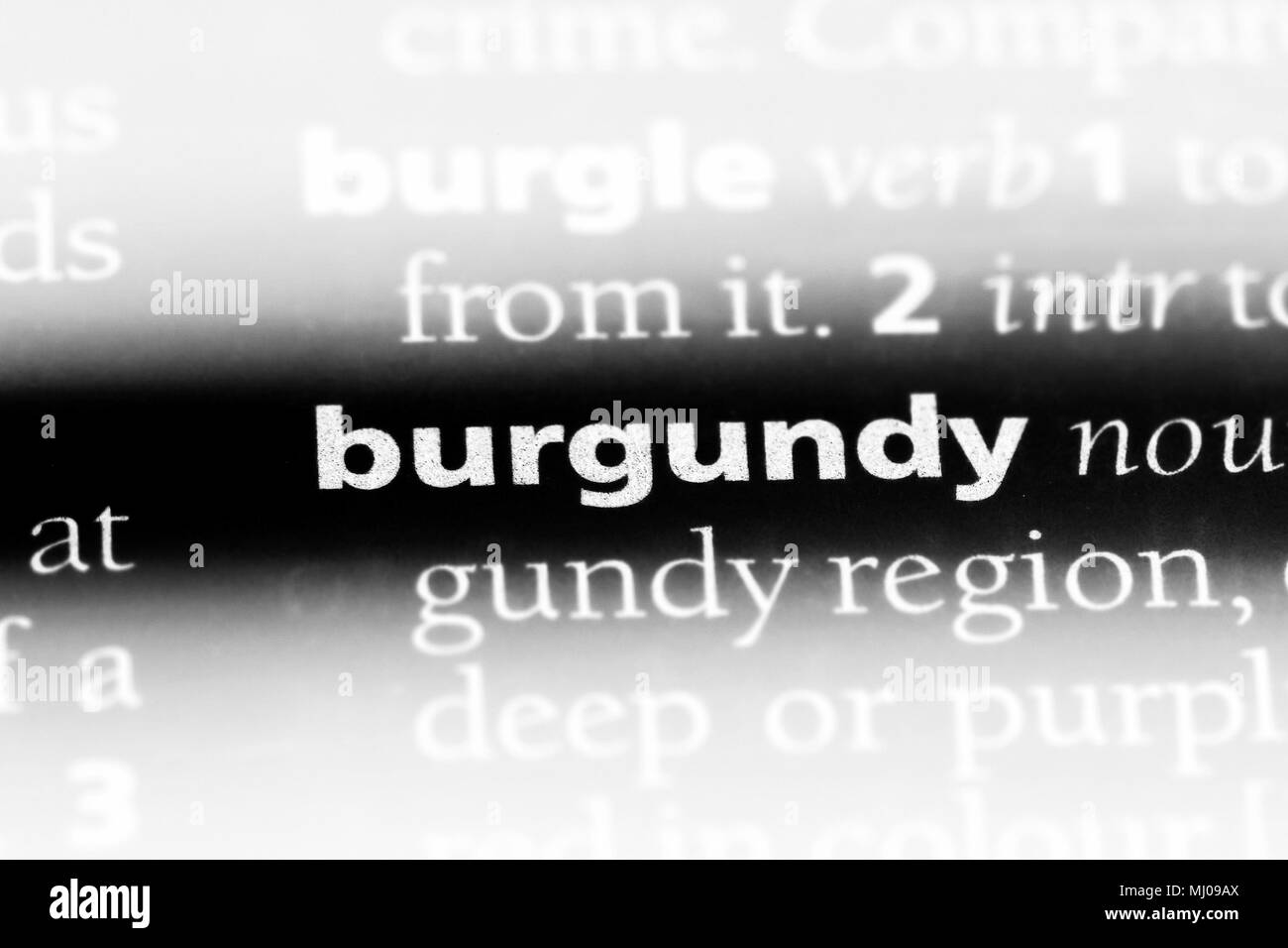 Burgundy Black and White Stock Photos & Images - Alamy