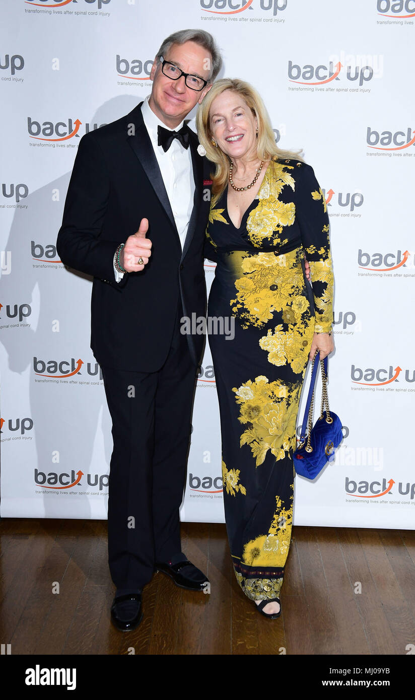 Paul Feig and wife Laurie attends the Back Up spinal cord injury ...