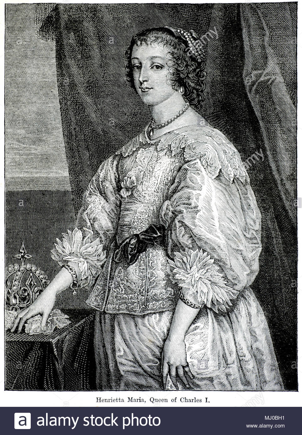 Queen henrietta maria hi-res stock photography and images - Alamy