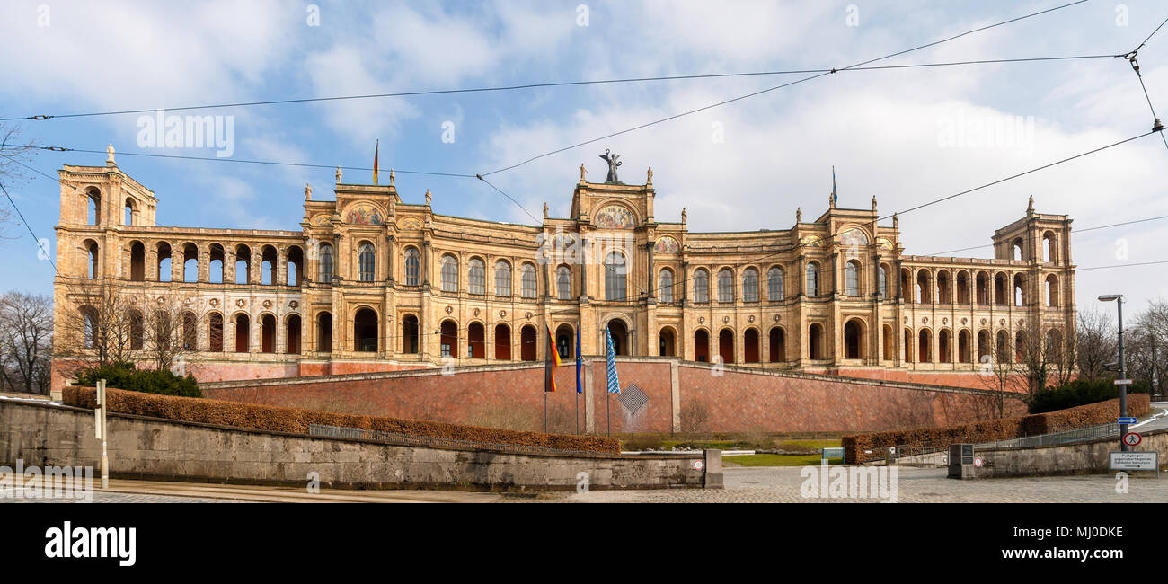 Bavarian State Parliament - Munich, Germany Stock Photo - Alamy