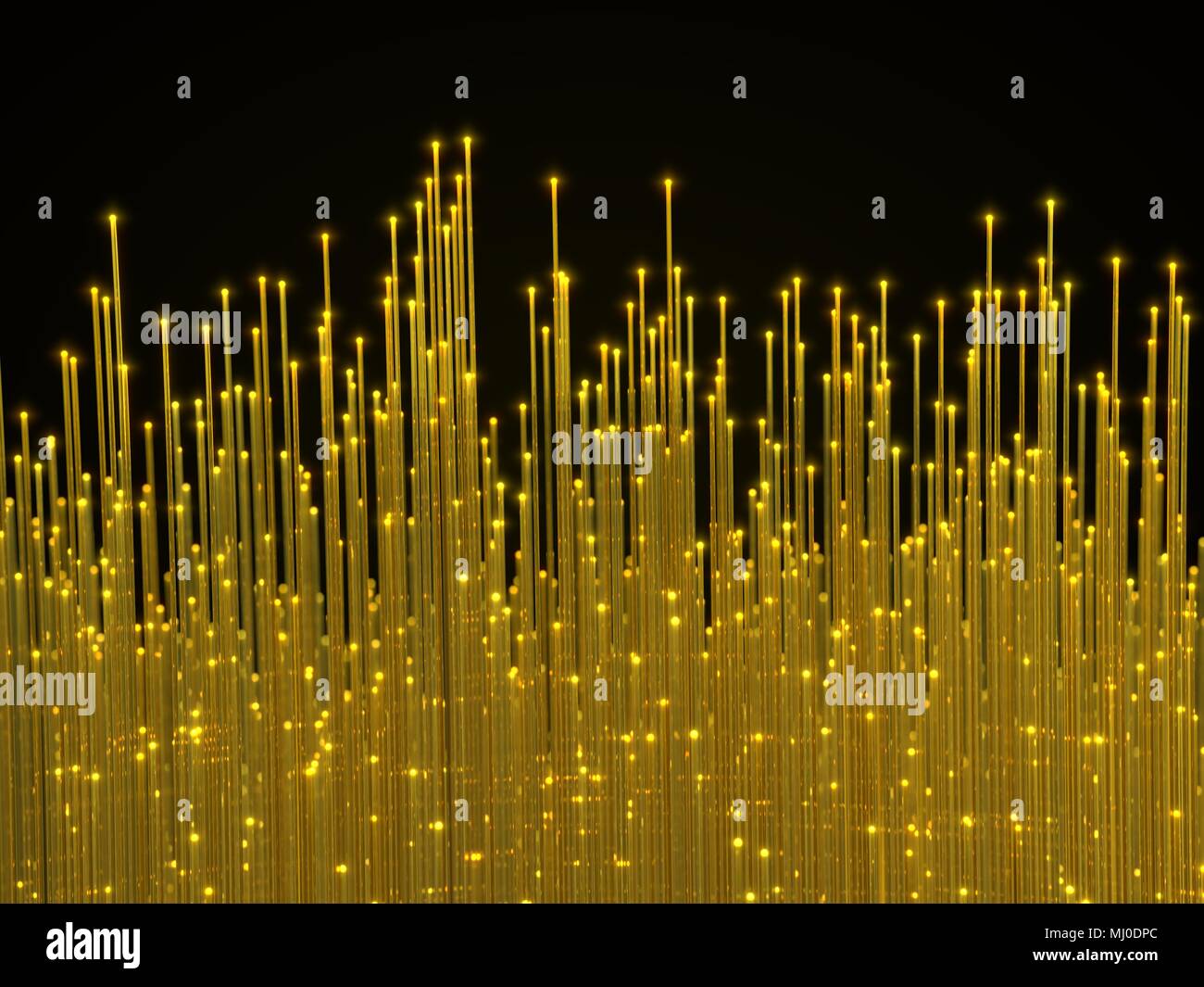 fiber optic cables. 3d illustration Stock Photo - Alamy