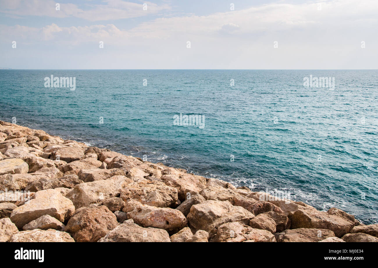 Mediterranean Sea near Menton - France, French Riviera Stock Photo - Alamy