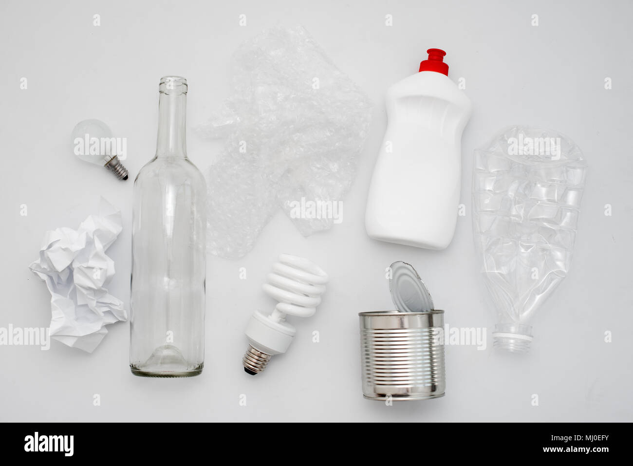 Recyclable waste. Recycling, reuse, garbage disposal, resources ...